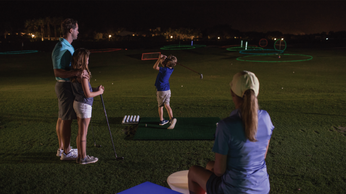 Night Golf party at the Teeth of the Dog driving range EVERY Friday ...